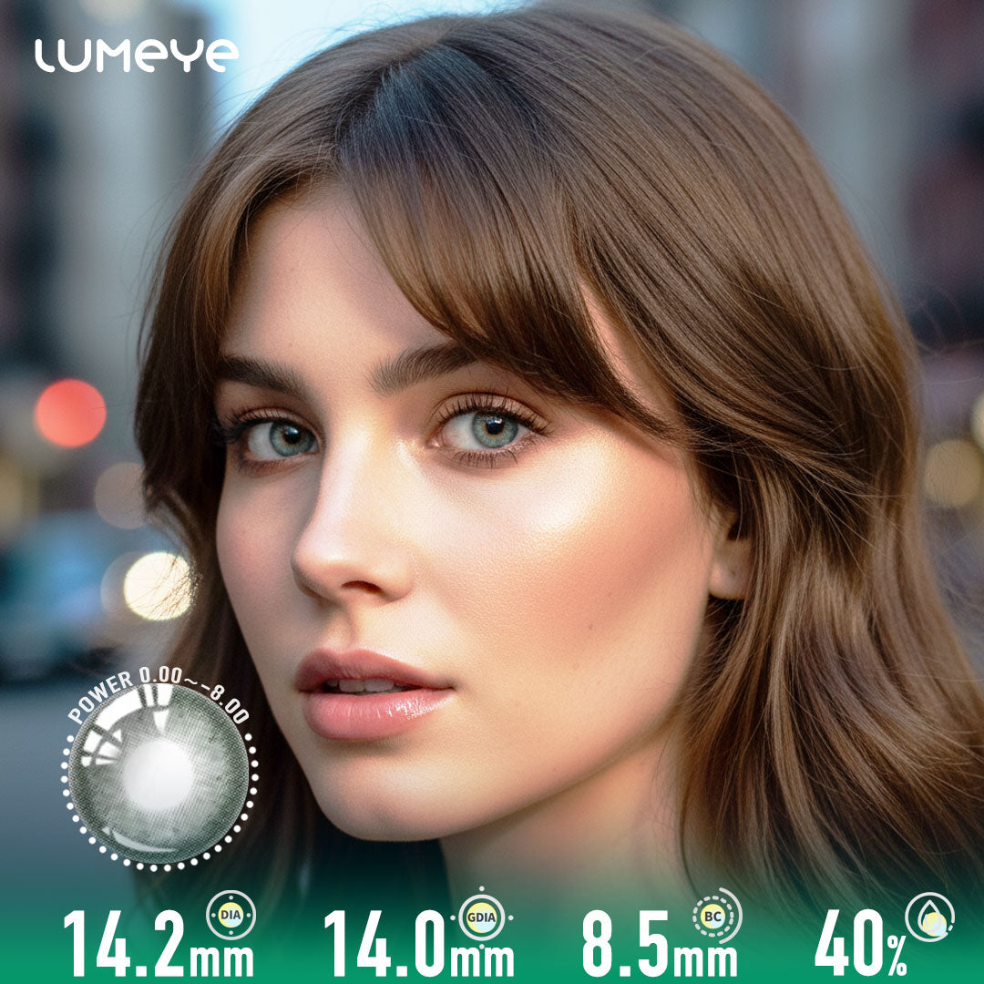 Enchanting Sage Green Contact Lens – LUMEYE